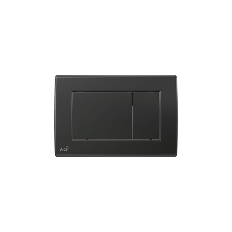 Alca Basic Flush Plate (rectangular) – Matt Black