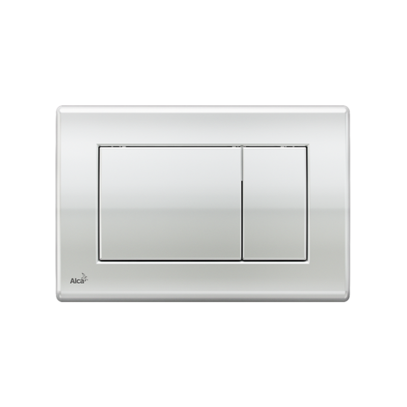 Alca Basic Flush Plate (rectangular) - polished Chrome
