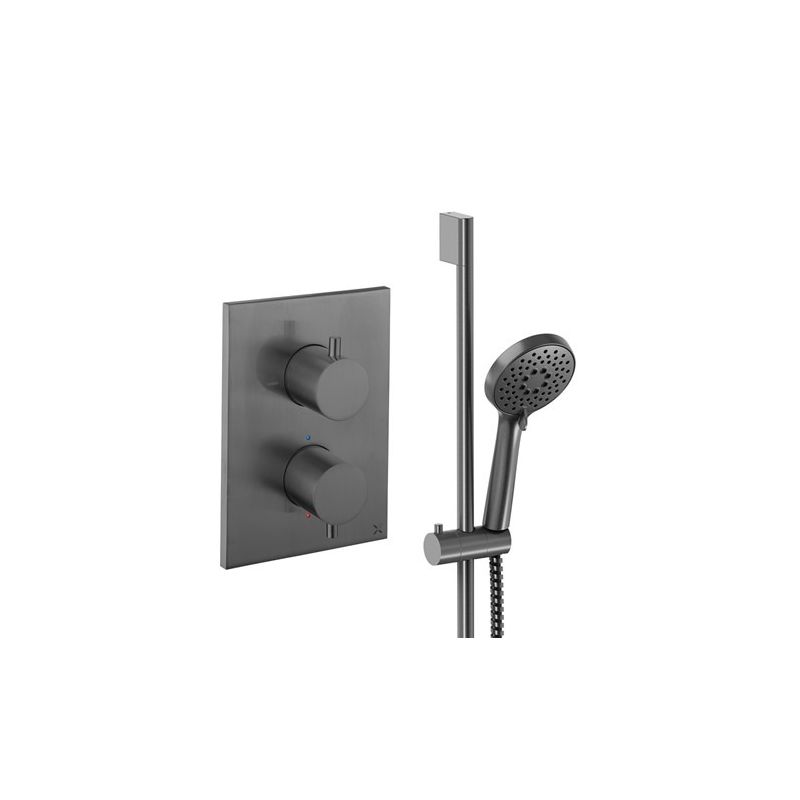 Crosswater Crossbox Shower Set 2 Slate