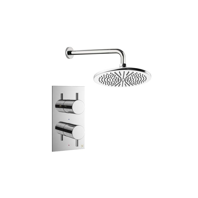 Crosswater Design Shower Set 1 300mm Chrome