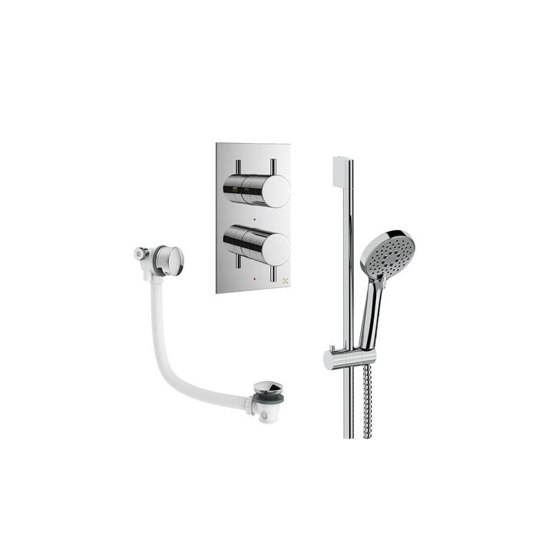 Crosswater Design Shower Set 6 Chrome