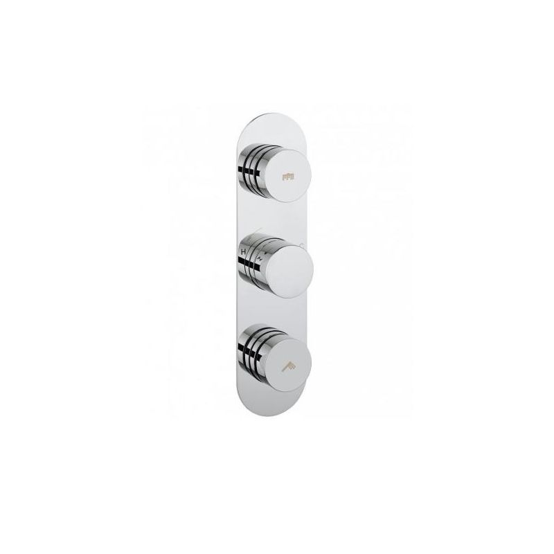 Crosswater Dial Valve 2 Control with Central Trim