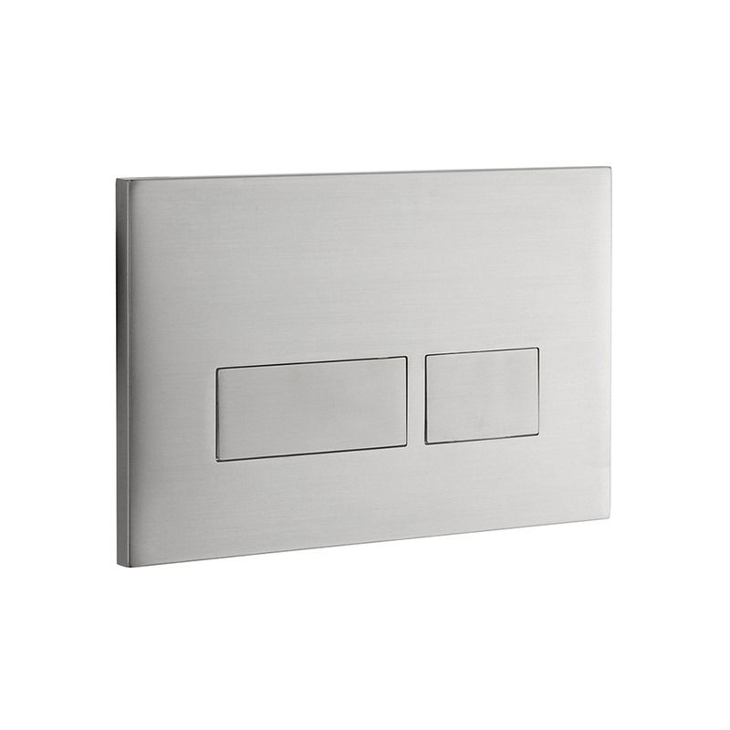 Abacus Trend 2S Press Panel - Brushed Stainless Steel
