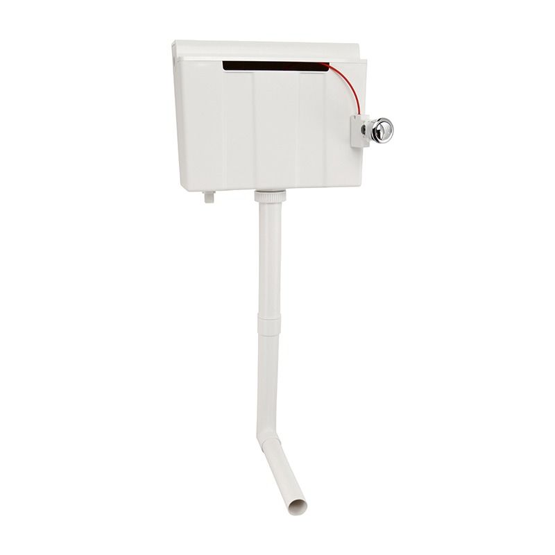 Abacus Concealed Cistern with Mechanical Dual Flush & Chrome Button