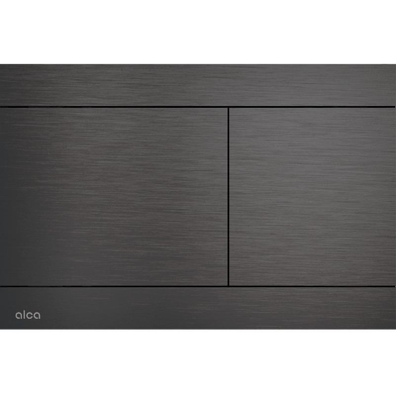 Alca Fun Flat Flush Plate - PVD Brushed Gunmetal