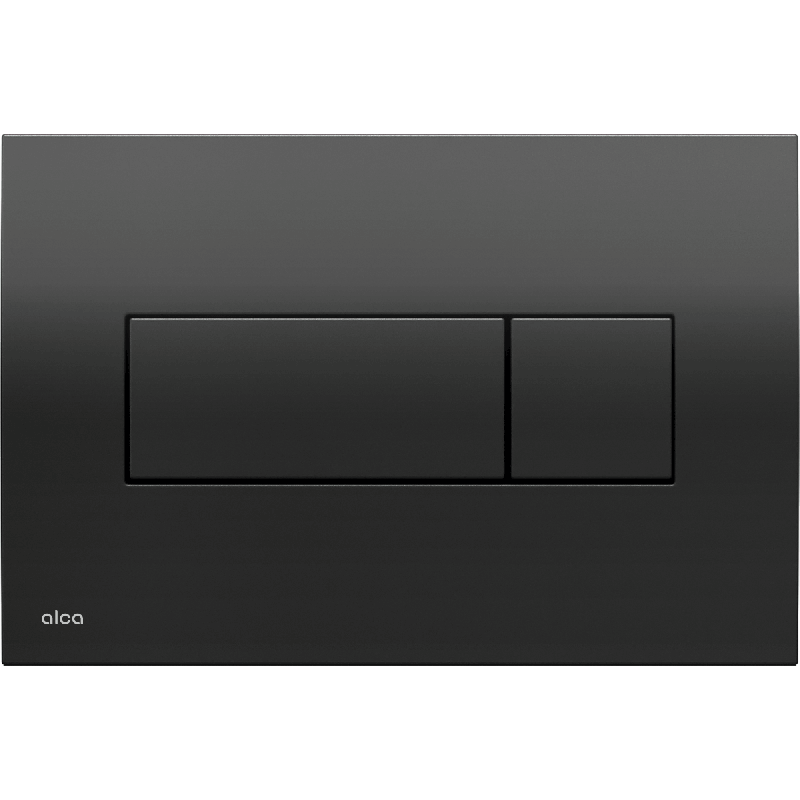 Alca Flush Plate (Slim Rectangular) - Gloss Black