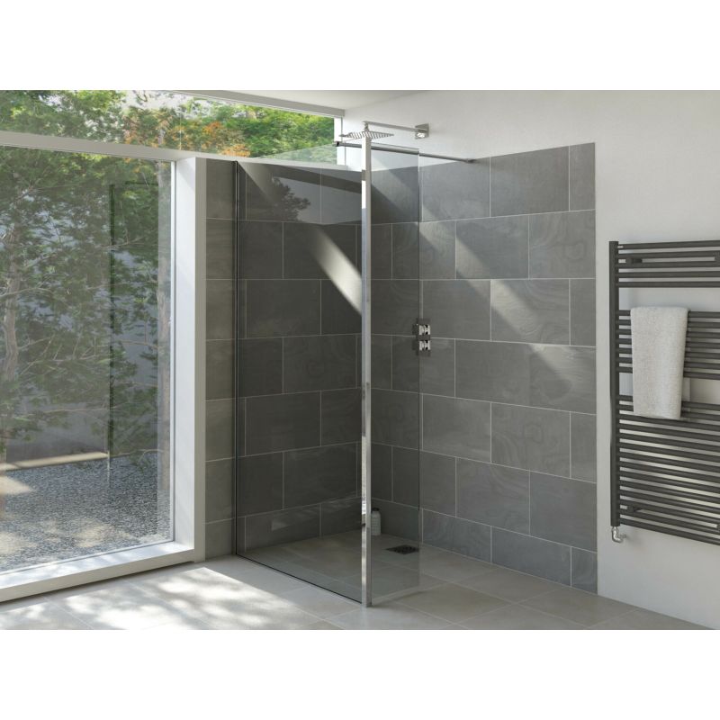 Tissino Armano pivoting glass return panel