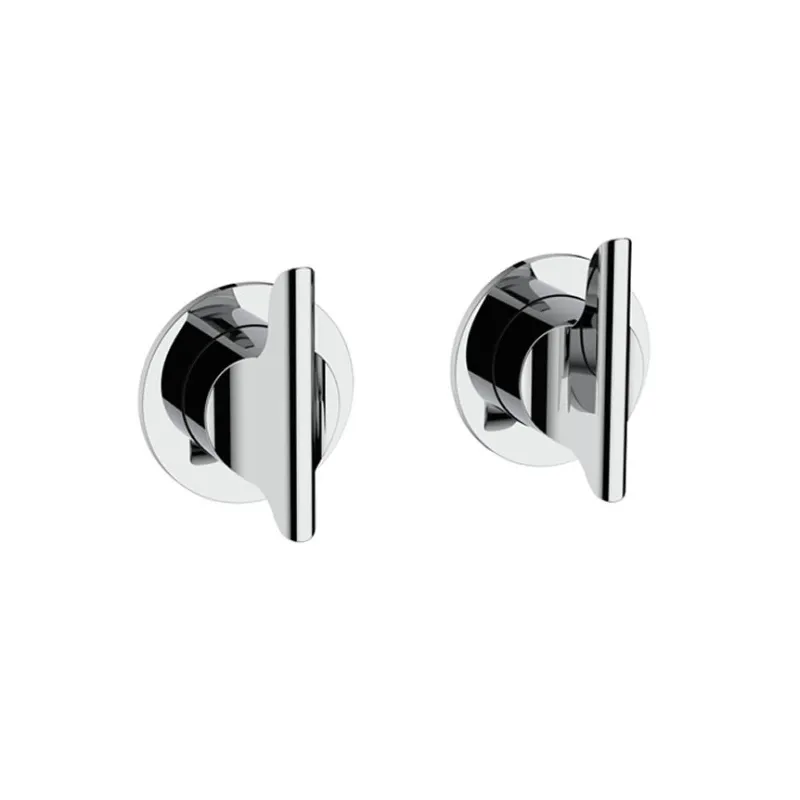 Crosswater Foile Chrome Module 2 Outlet 2 Handle Trimset