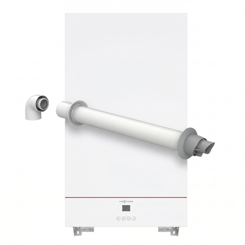 Viessmann Vitodens Classic 24kW BPKB Combi Boiler & Horizontal Flue