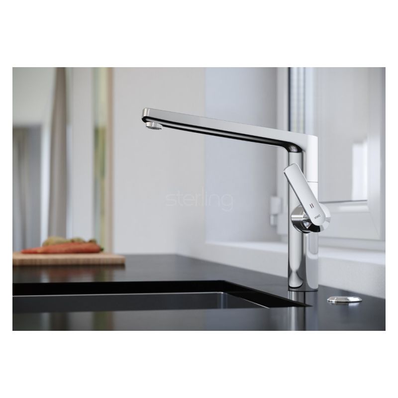 KWC Domo 6 Side Lever Kitchen mixer tap Chrome