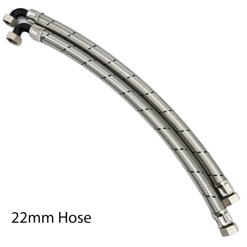 22mm 3/4in High Flow Max Flo Installation Hoses for Water Softeners on ...