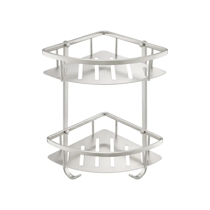 Just Taps Inox Corner Twin Basket Stainless Steel