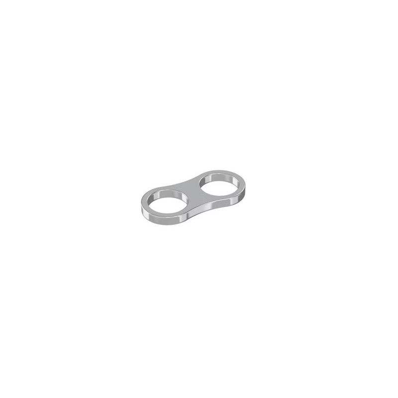 Saneux Hose retaining ring - Wall mounted - Chrome