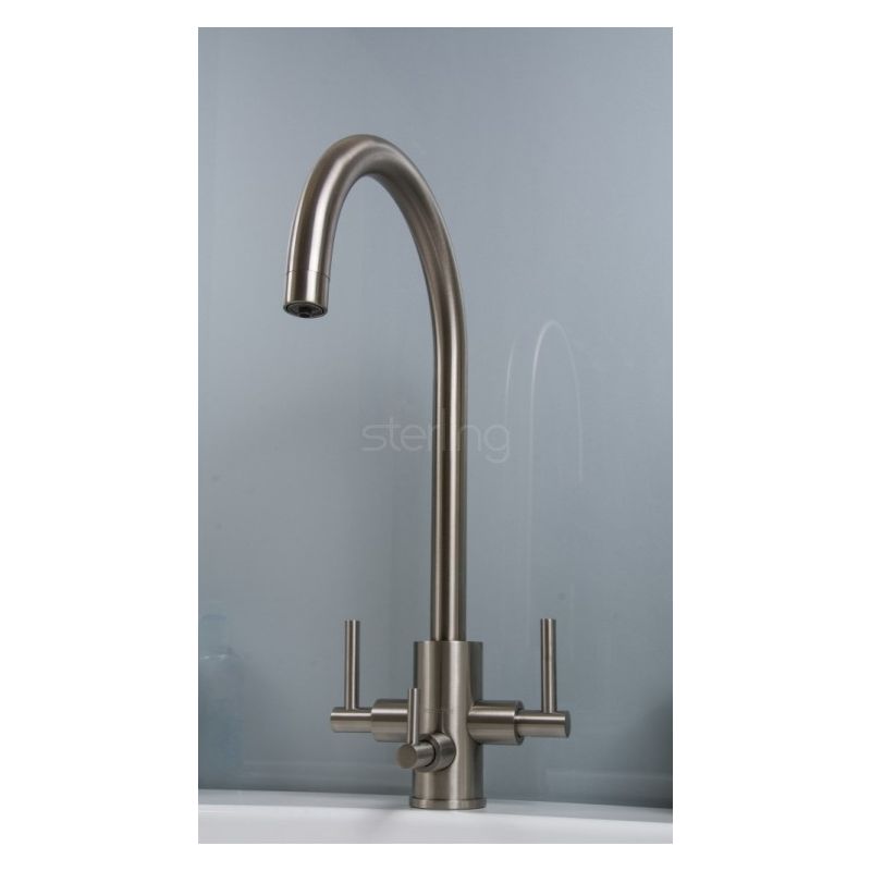 Clearwater Stella Kitchen mixer filter Tap Brushed Nickel